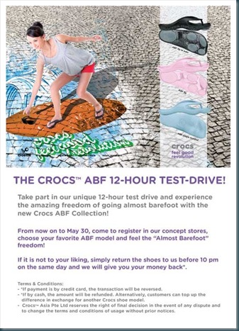 Malaysia Everyday On Sales: Crocs ABF 12-hour Test Drive Campaign